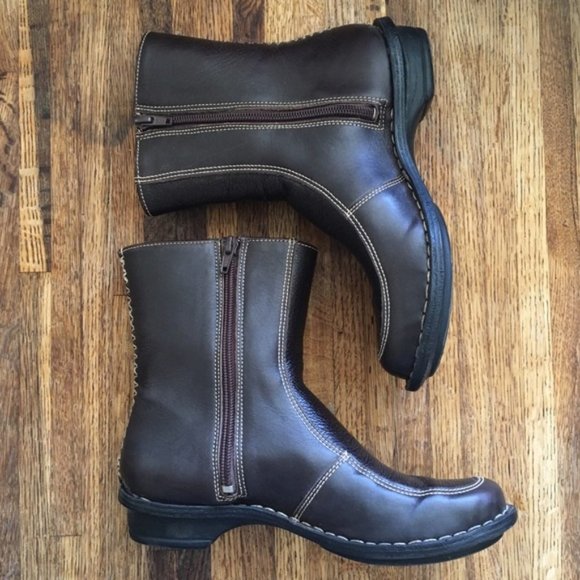 Tsonga | Shoes | Tsonga Embroidered Floral Western Leather Calf High ...